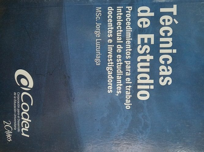 TECNICAS DE ESTUDIO - Codeu